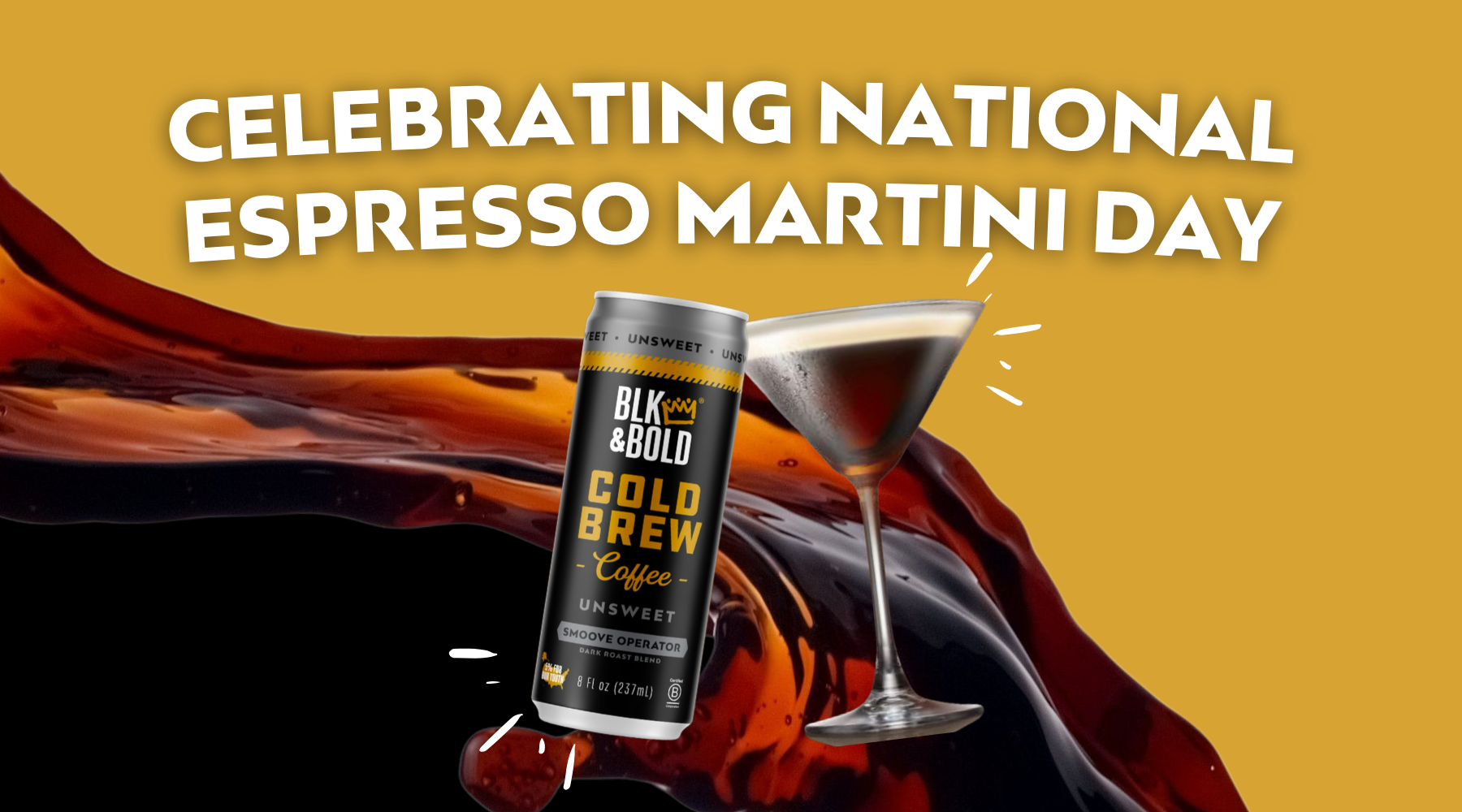 Cold Brew Martini - The BLK & Bold Way – BLK & Bold Specialty Beverages